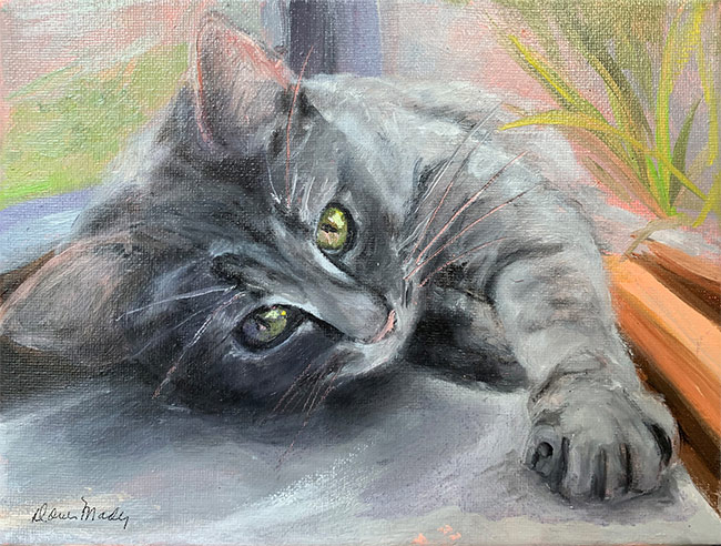 Featured Art: Alison’s Cat – National League of American Pen Women, Inc.